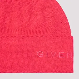 Givenchy Logo Embroidered Beanie
