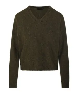 ROBERTO COLLINA V-neck Long Sleeve Sweater