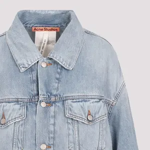 Acne Studios Flap-pocketed Buttoned Denim Jacket