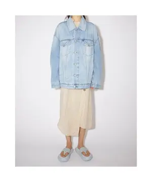 Acne Studios Flap-pocketed Buttoned Denim Jacket