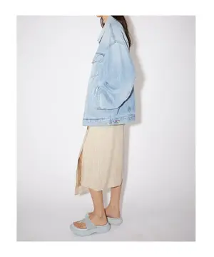 Acne Studios Flap-pocketed Buttoned Denim Jacket