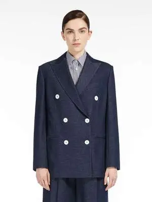 Max Mara Double-breasted Slim Fit Blazer