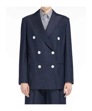 Max Mara Double-breasted Slim Fit Blazer