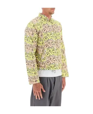 Comme Des Garçons Logo-print Padded Jacket