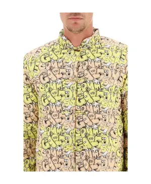 Comme Des Garçons Logo-print Padded Jacket