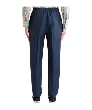 Etro Drawstring Tapered Leg Trousers