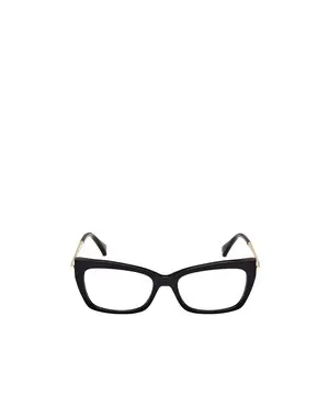 Max Mara Cat Eye Full Rim Eyeglasses - Black