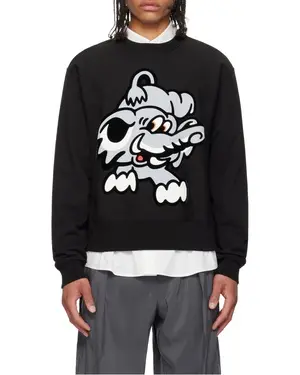 Kenzo Graphic Print Crewneck Sweatshirt