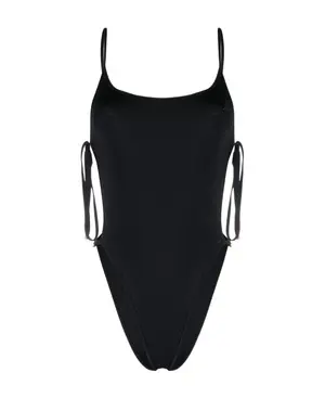 Blumarine Embellished One-piece Swimsuit - Black