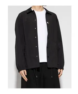 COURREGES Long Sleeve Shirt Jacket - Black