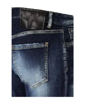 Dsquared2 High-waisted Flared Button Jeans - Black