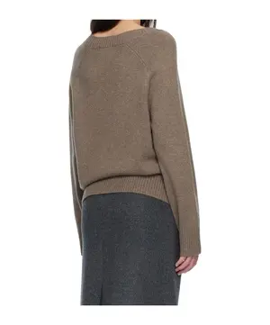 Loulou De Saison Baji" Scoop Neck Ribbed Jumper