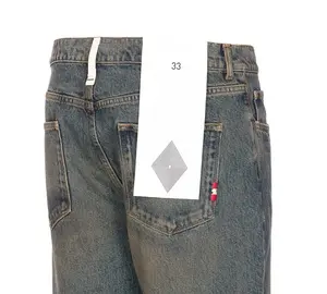 AMISH SUPPLIES Jeremiah Buttoned Jeans - Gray