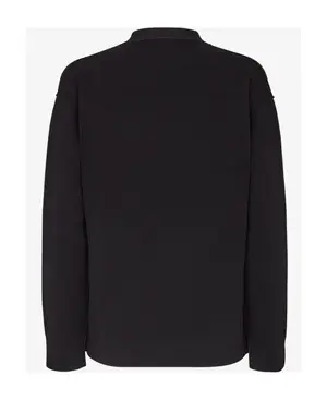 Fendi Long Sleeved V-neck Cardigan - Black