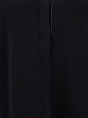Fendi Long Sleeved V-neck Cardigan - Black