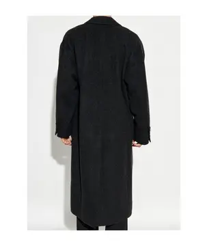 Dolce & Gabbana Single-breasted Oversized Coat - Black