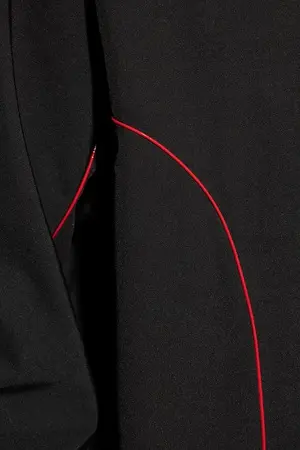 FERRAGAMO Zip-up Drawstring Jacket With Logo Patch