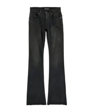 Balenciaga Slim-fit Bootcut Jeans - Black