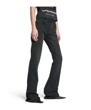 Balenciaga Slim-fit Bootcut Jeans - Black