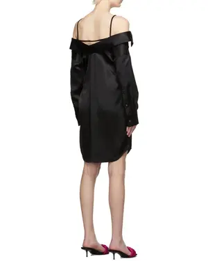 Alexander Wang Off-the-shoulder Shirt Dress