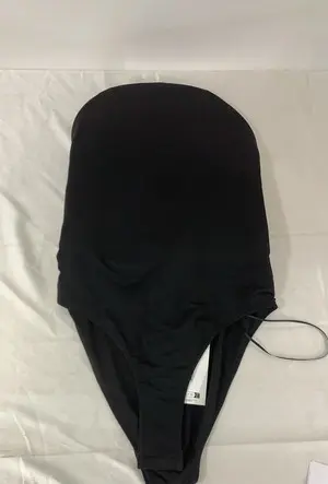 Alaïa Curved Soft Jersey Bodysuit