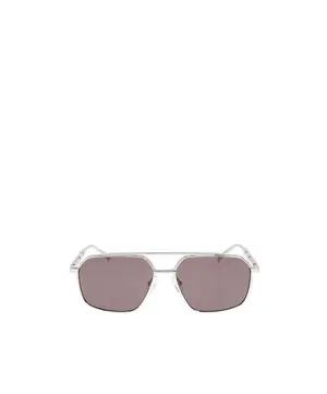 Alexander McQueen Aviator Frame Sunglasses - Gray