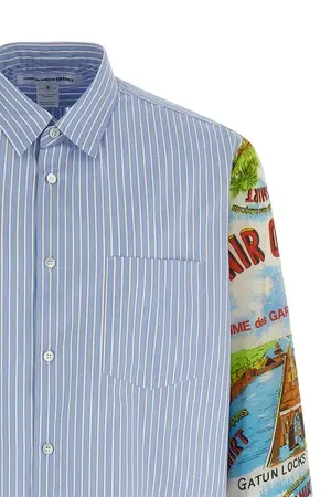 Comme Des Garçons Poplin Shirt - Blue