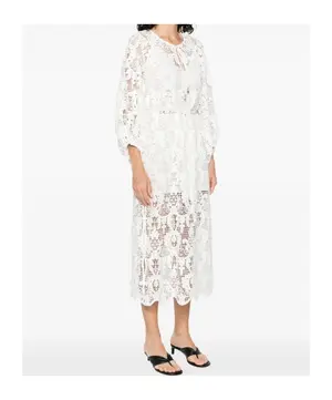 Zimmermann Lace Drawstring Waist Dress