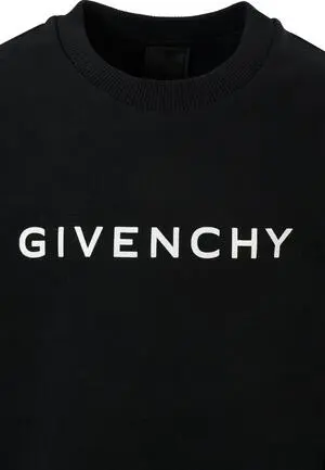 Givenchy Logo-detail Crewneck Sweatshirt - Black