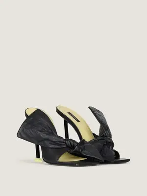 Givenchy Boudoir Bow Heeled Mules - Black