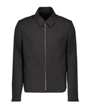 Givenchy Wool Zip-up Shirt Jacket