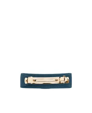 FERRAGAMO Gancini Bow Barrette - Blue