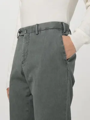 PT TORINO Slim Fit Trousers - Gray