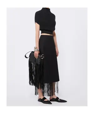 Sportmax Fringed Skirt