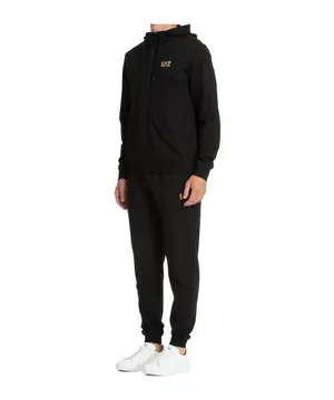 EA7 Hooded Tracksuit With Zipper Opening