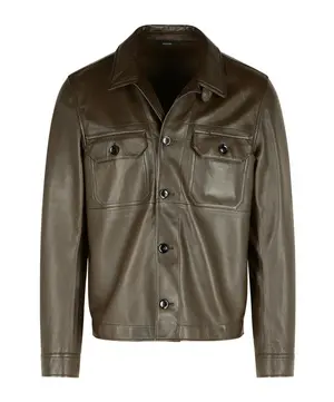 TOM FORD Long-sleeved Leather Jacket