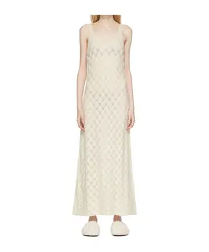 Chloé Shell Stitch Recycled Cashmere Knitted Dress