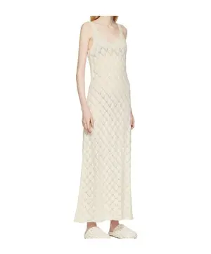 Chloé Shell Stitch Recycled Cashmere Knitted Dress