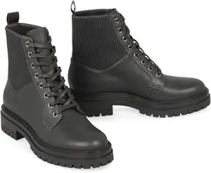 GIANVITO ROSSI Martis 20 Lace-up Combat Boots - Black