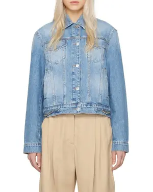 Stella McCartney Denim Jacket With Logo Detail