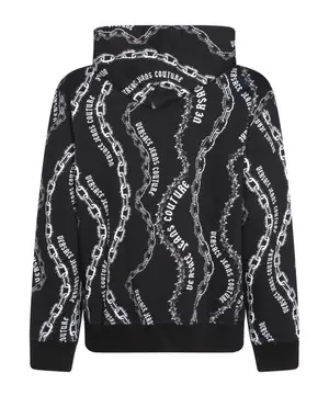 Versace Chain Print Hoodie