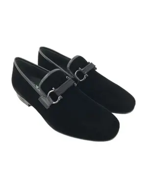 FERRAGAMO Horsebit Loafers - Black