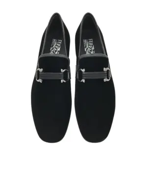 FERRAGAMO Horsebit Loafers - Black