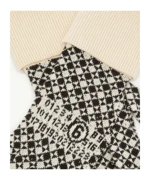MAISON MARGIELA Jacquard Pattern Gloves