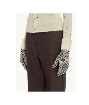 MAISON MARGIELA Jacquard Pattern Gloves