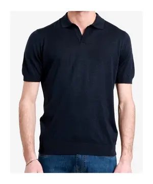 GRAN SASSO Short Sleeved Knitted Polo Shirt