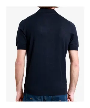GRAN SASSO Short Sleeved Knitted Polo Shirt