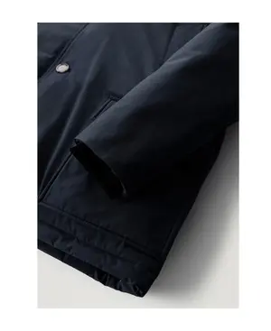 Woolrich Arctic Anorak Hooded Jacket With Removable Fur Trim - Black