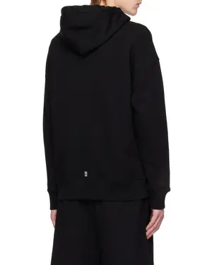 Givenchy Logo Drawstring Hoodie - Black