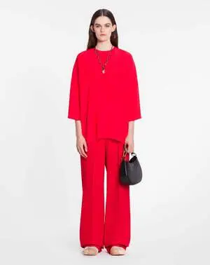 LANVIN Relaxed Fit Draped Blouse